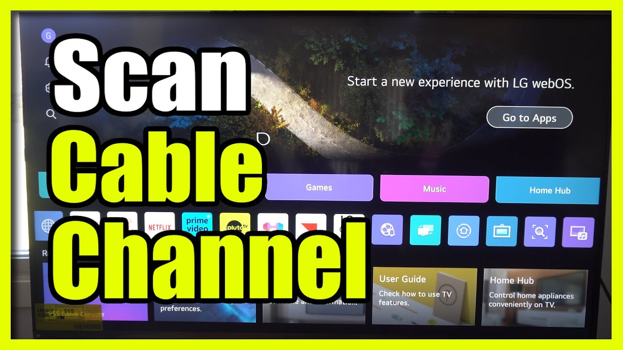 How to Scan for Cable Channels on your LG TV (Auto Tuning) - YouTube