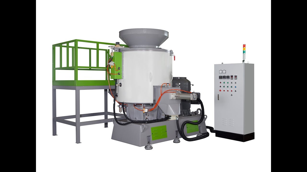 Agglomerator - Granulator 600L | GEORDING - YouTube