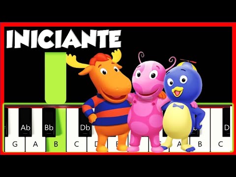 THE BACKYARDIGANS THEME SONG - PIANO E TECLADO TUTORIAL INICIANTE - YouTube