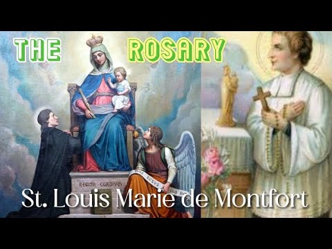 St. Louis Marie de Montfort & the Holy Rosary! - YouTube