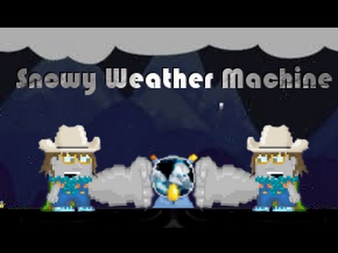 Making Snowy Night Weather Machine! (Growtopia) - YouTube