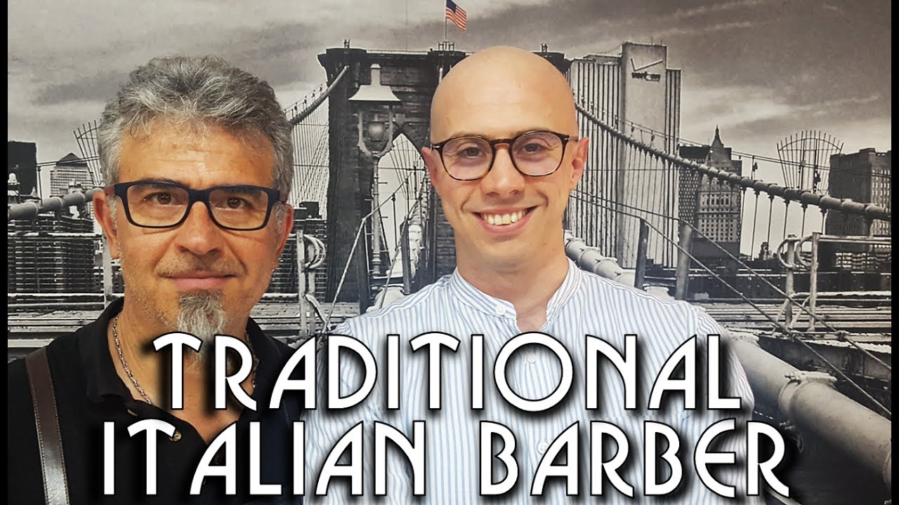 💈 Traditional Italian Barber - complete shave with Head Massage - ASMR ...