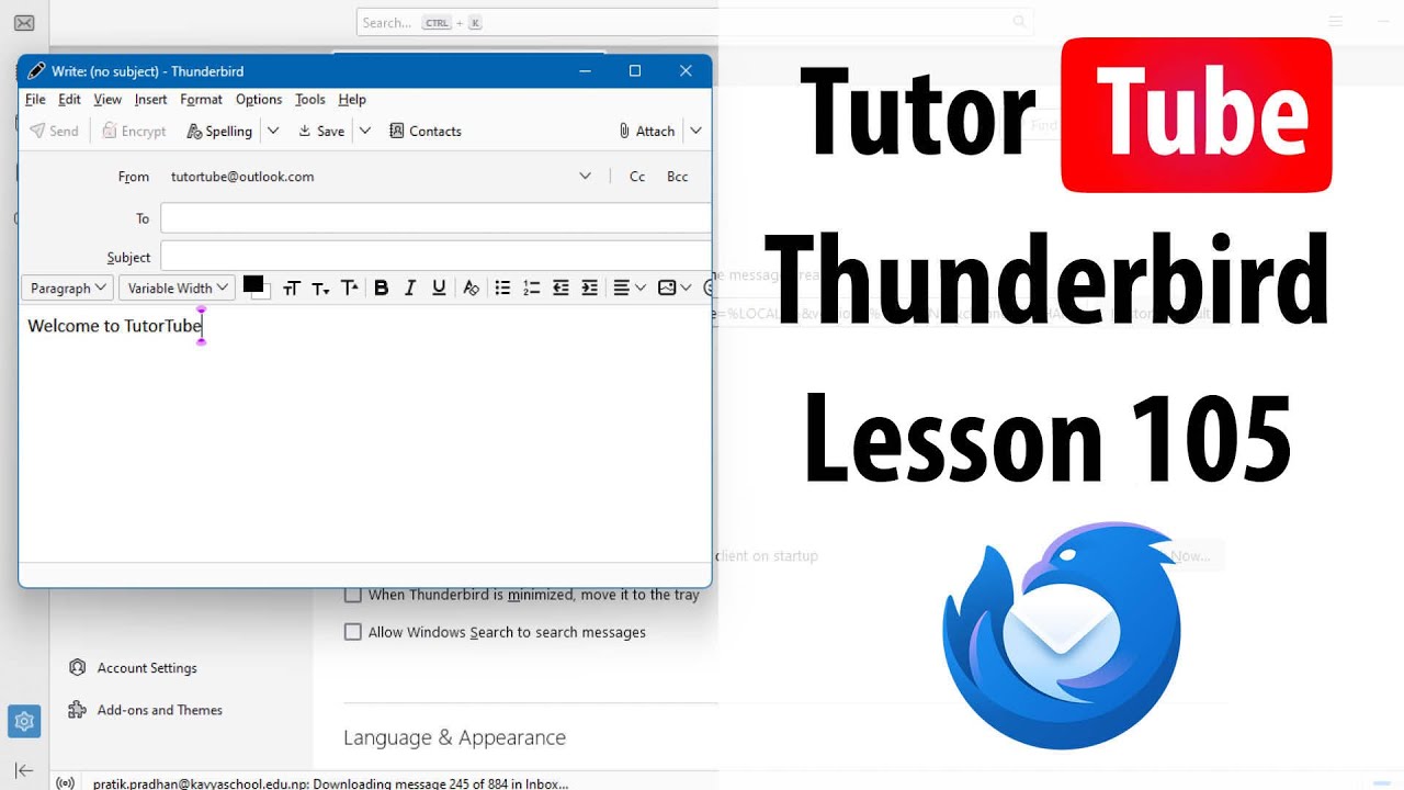 Thunderbird - Lesson 105 - Email Conversation View - YouTube