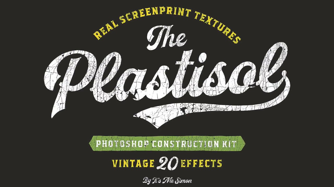 Plastisol cracked textures for photoshop - YouTube
