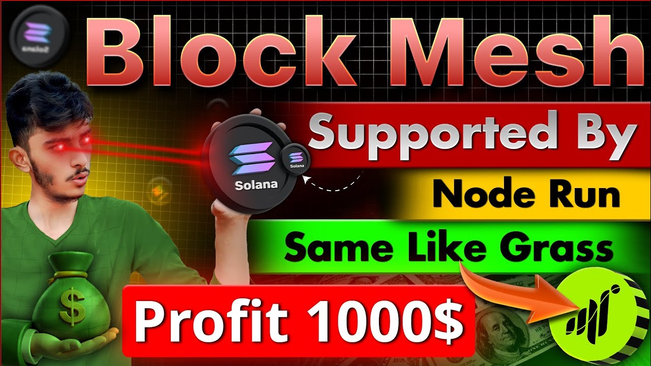 Block Mesh Mining Same Like Grass Node Run Full Guide Blockmesh Solana S Project