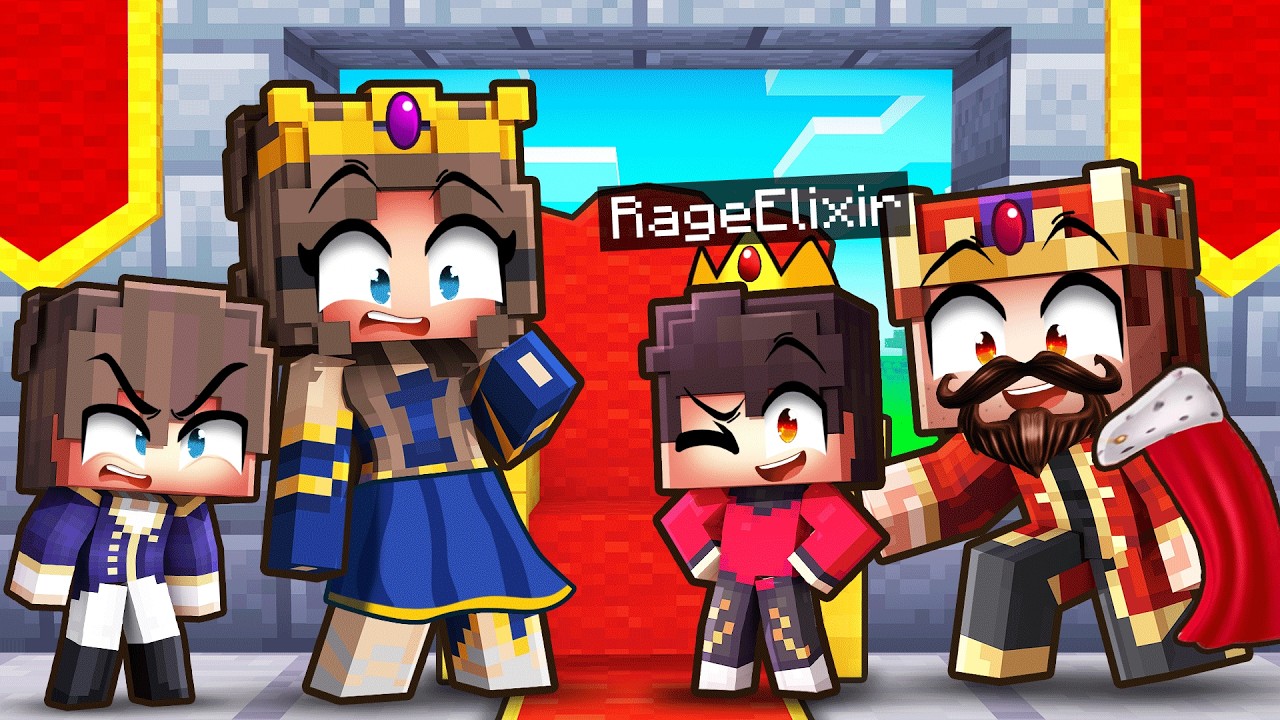 Adopted By a ROYAL FAMILY in Minecraft! - YouTube