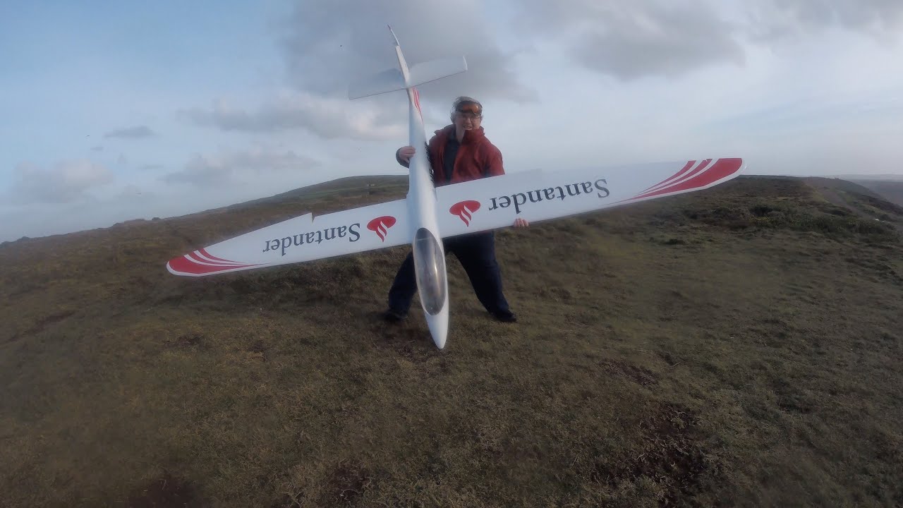 Valenta INTECO L213 A Glider 1/3 Scale 4.5M - Maiden Flight Slope ...