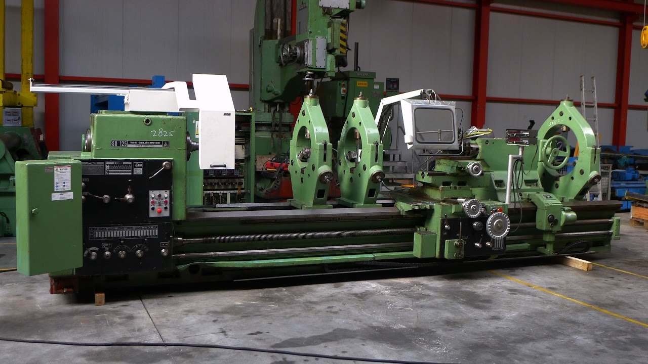 2825 = TOS Celakovice SU 125 x 4000 Drehmaschine lathe draaibank ...