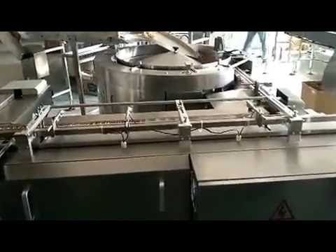 wafer roll feeding and packing line .Wafer roll packing machine - YouTube