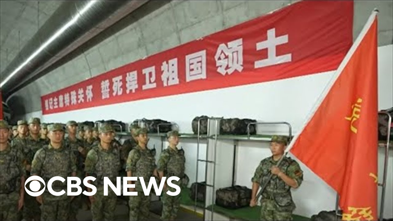 Tensions high as China conducts military exercises near Taiwan - YouTube