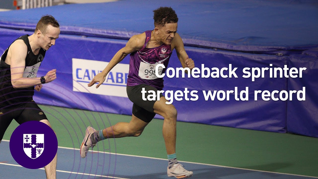Tom Young: Comeback sprinter targets world record - YouTube