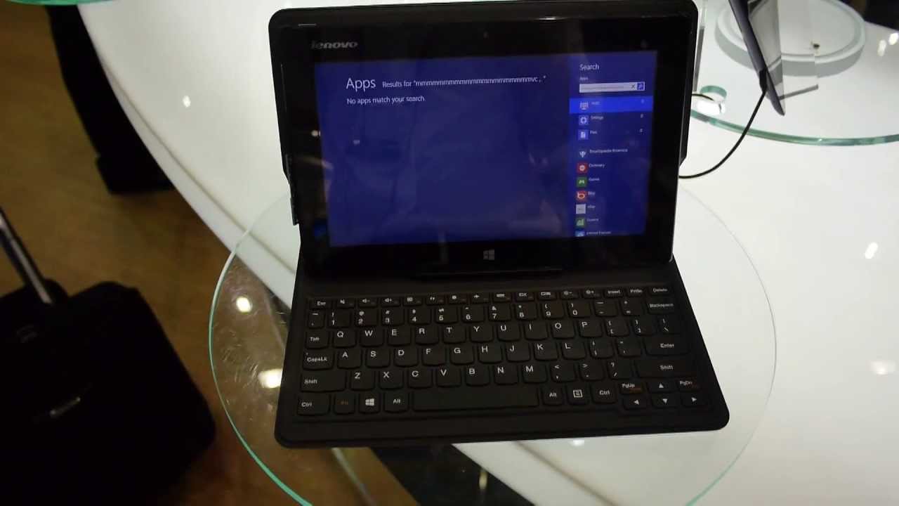 Lenovo Miix Tablet Hands On - YouTube