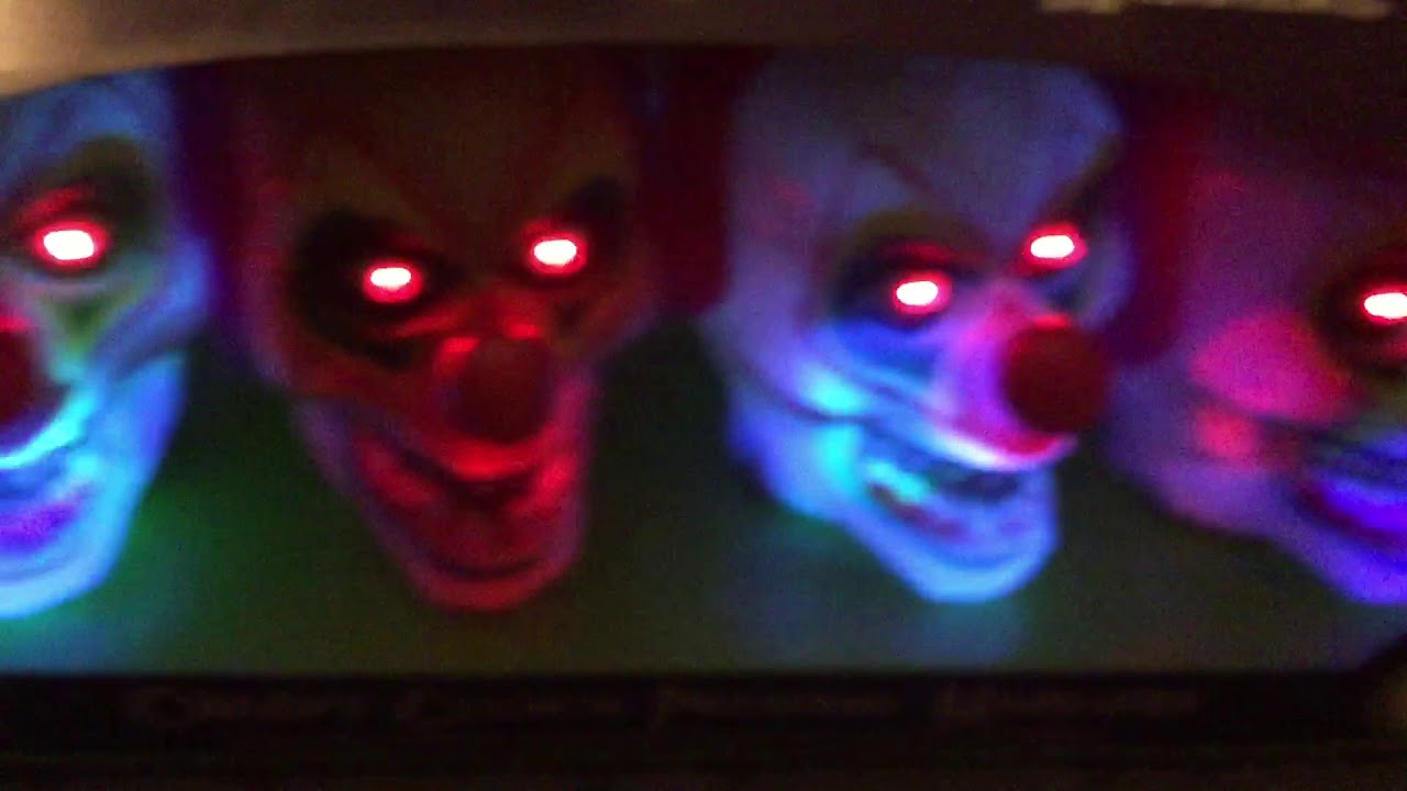 Spirit Halloween creepy clown pathway markers - YouTube
