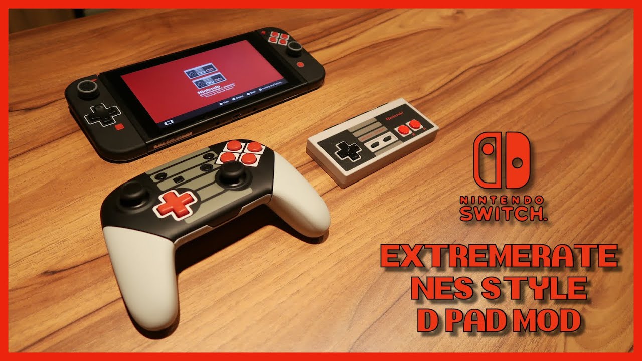 Nintendo Switch NES Style + D-Pad Mod (Timelapse) | Kutski Gaming - YouTube