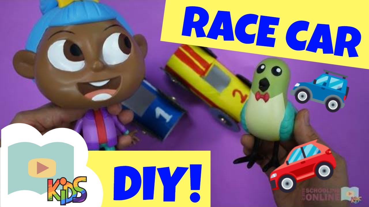 How to Make a Recycled Race Car: Step by Step for Kids - YouTube