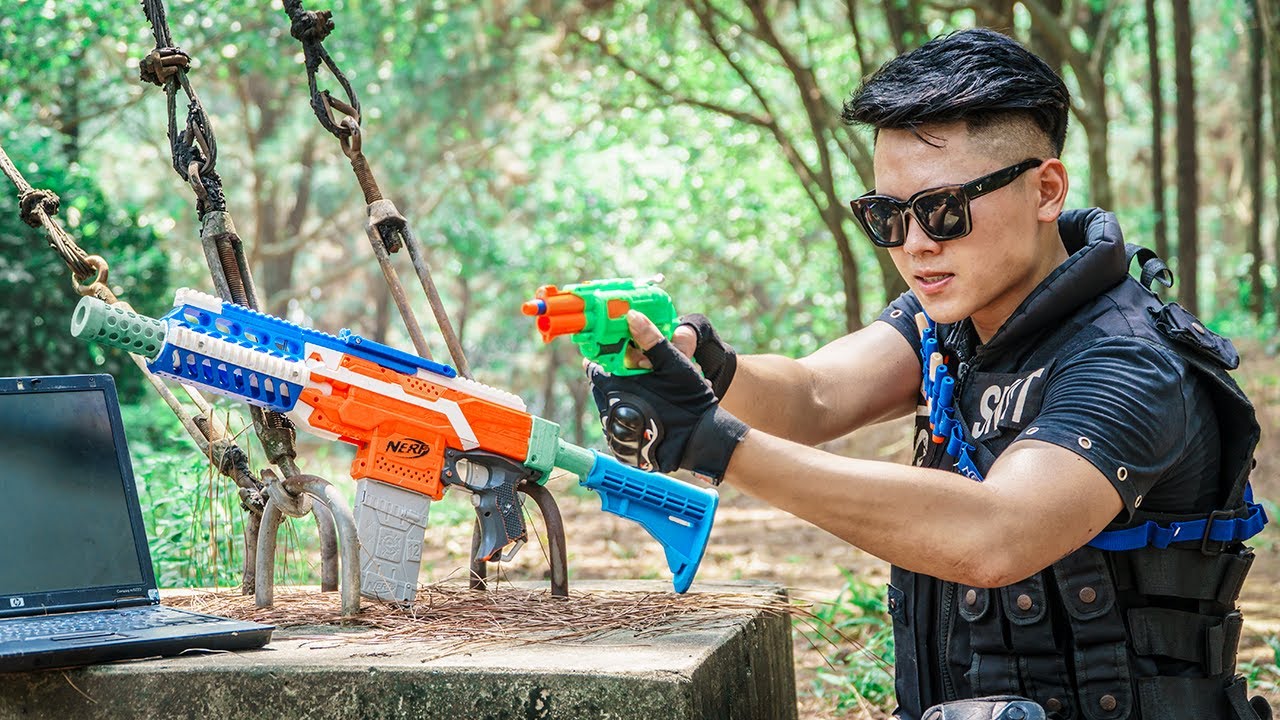 LTT Game Nerf War : Special Squad Warriors SEAL X Nerf Guns Fight ...