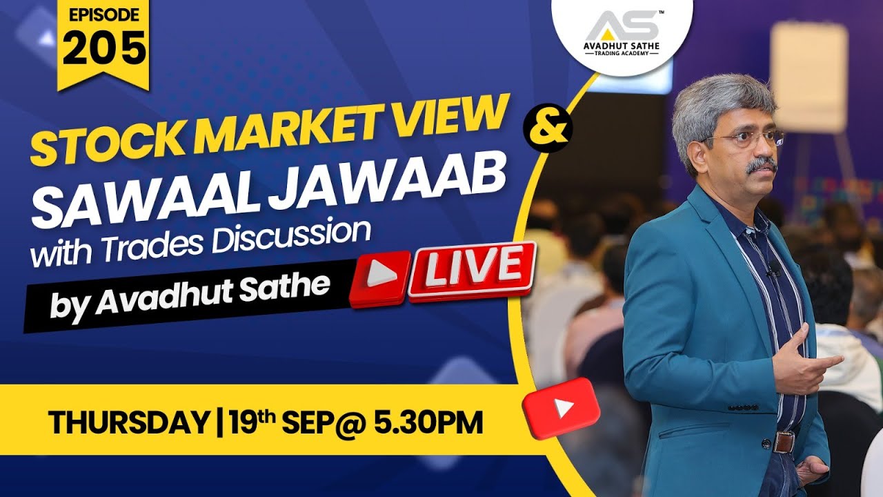 #Ep.205 Stock Market View and Sawaal Jawaab with Trades Discussion by ...