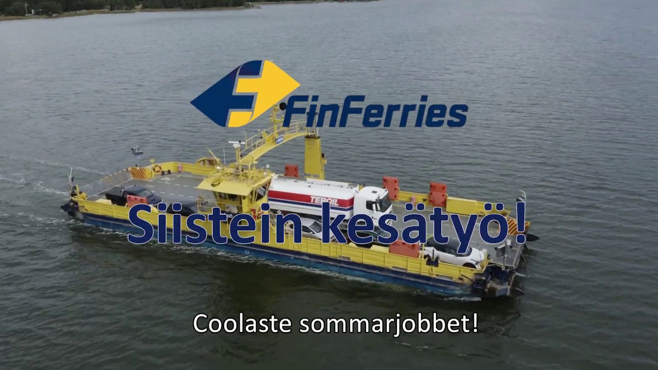 Finferries - Lossinkuljettaja - kesätyövideo 2020 - YouTube