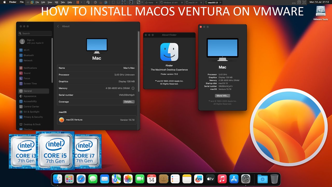How to install macOS Ventura on VMware. - YouTube