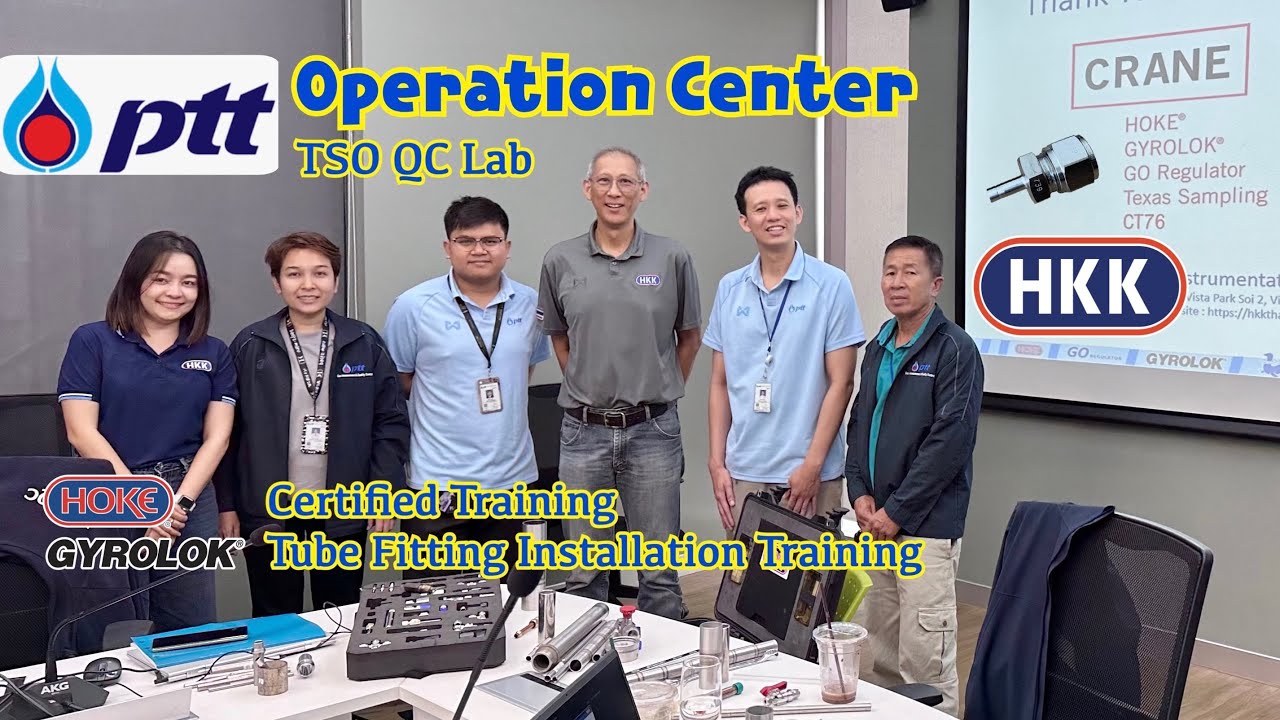 GYROLOK Certified Training @ PTT Operation Center 2024 - YouTube