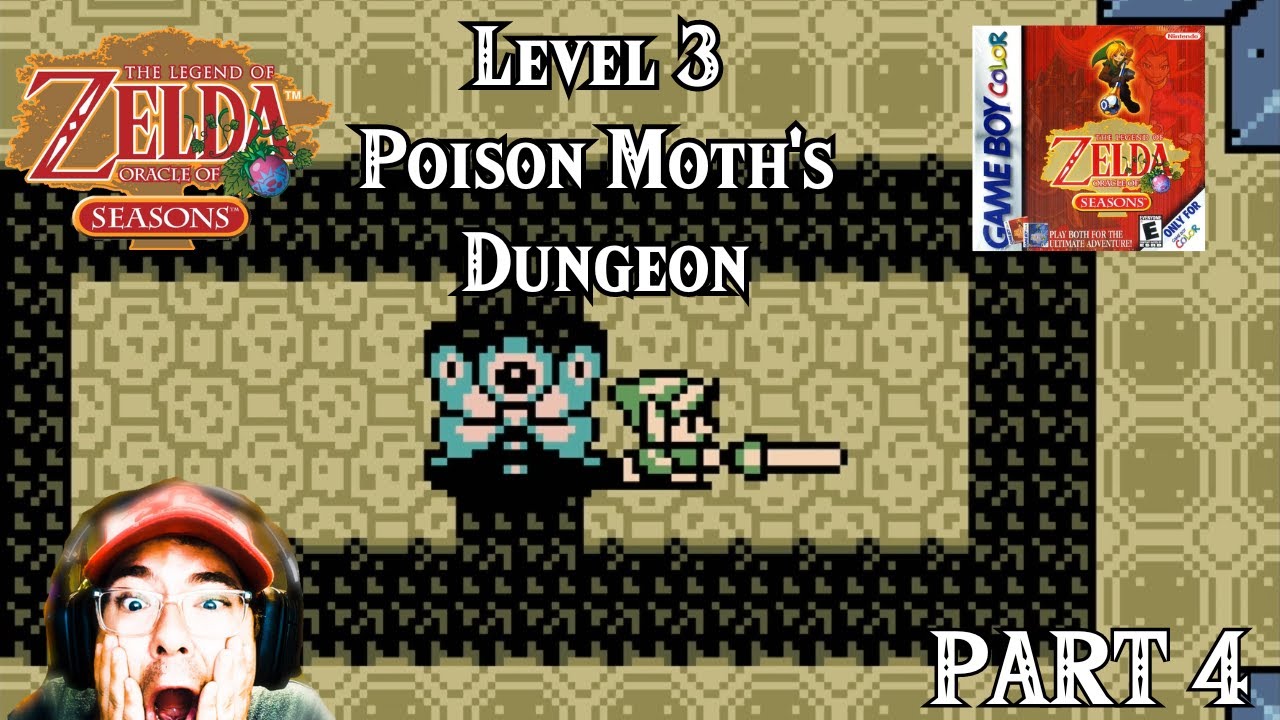 Level 3 Poison Moth's Dungeon | Oracle of Seasons | Part 4 - YouTube