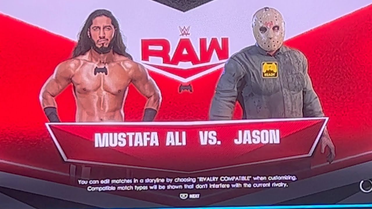 WWE 2k22 Superstar Mode (Jason Voorhees) Ep 2 Mustafa Won’t Give Up ...