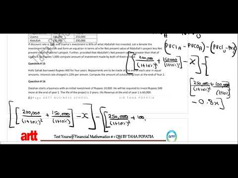 Financial Mathematics made easy part 10 of 10 - YouTube