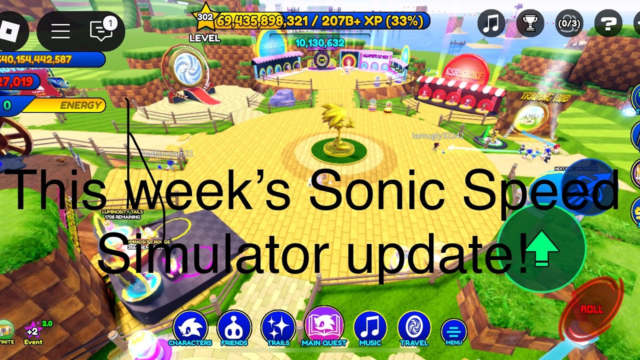 This week’s Sonic Speed Simulator Update! - YouTube