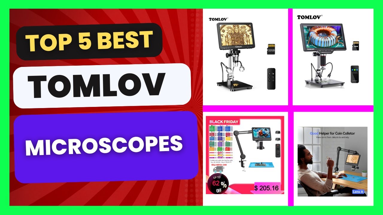 Top 5 Best TOMLOV Microscopes - YouTube