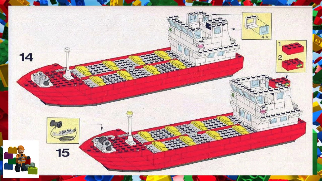 LEGO instructions - Town - Boats - 6542 - Launch & Load Seaport - YouTube