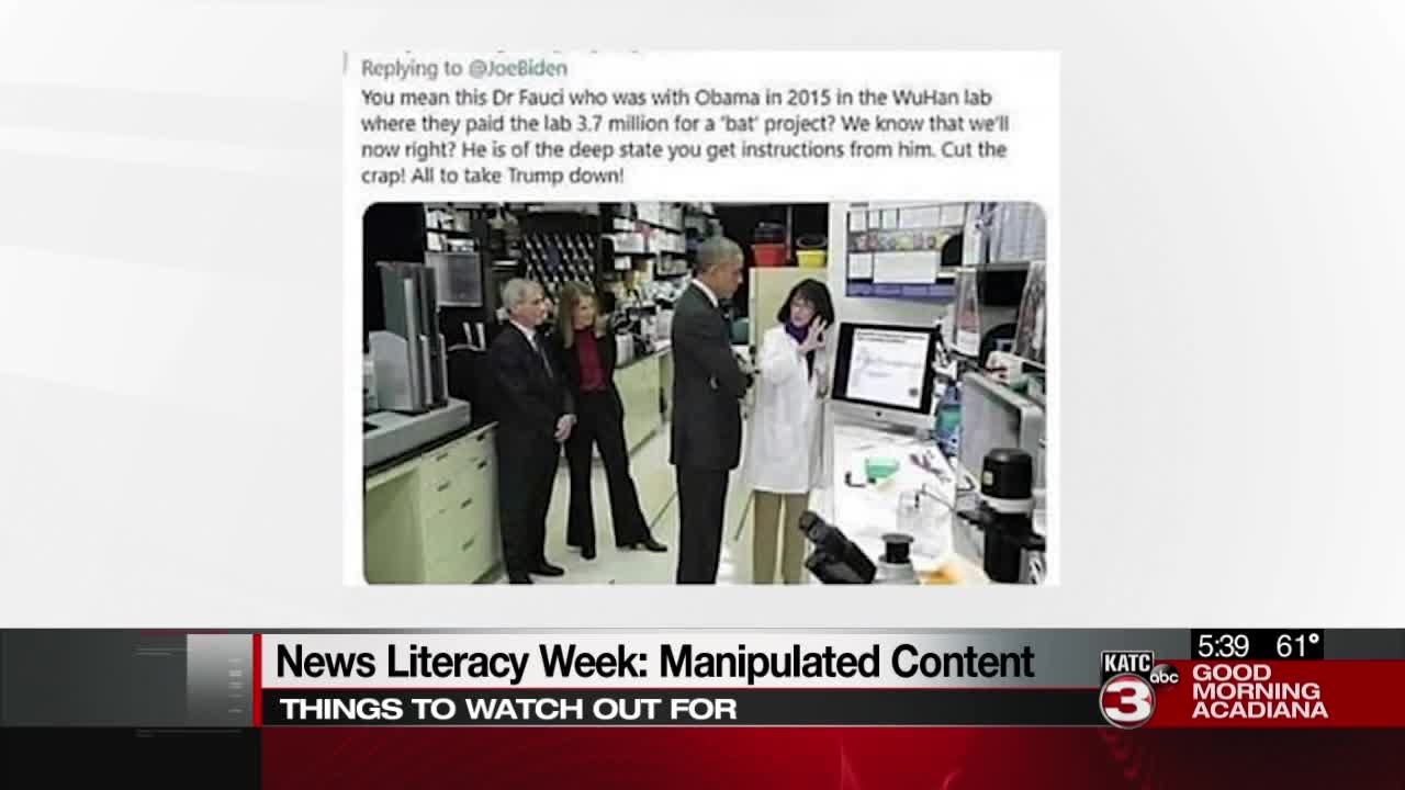 News Literacy Week: Recognizing manipulated content - YouTube