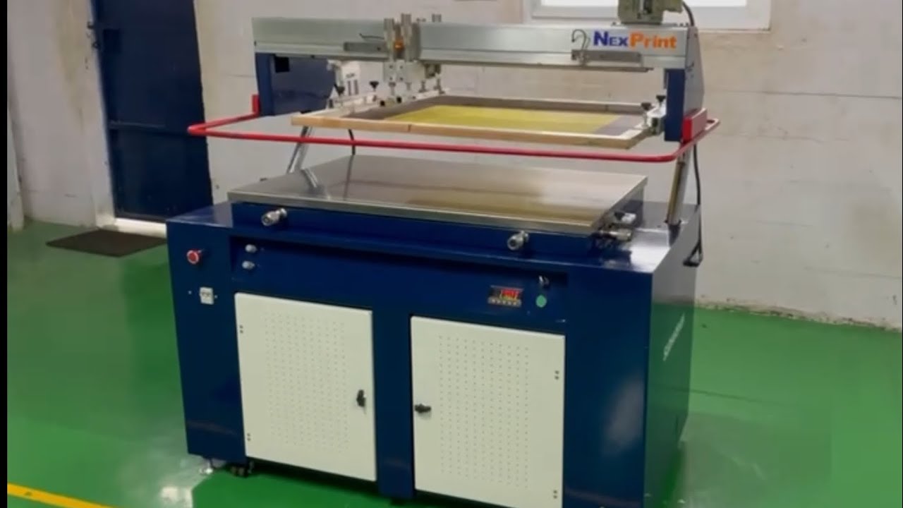 Screen printing machine in India - YouTube