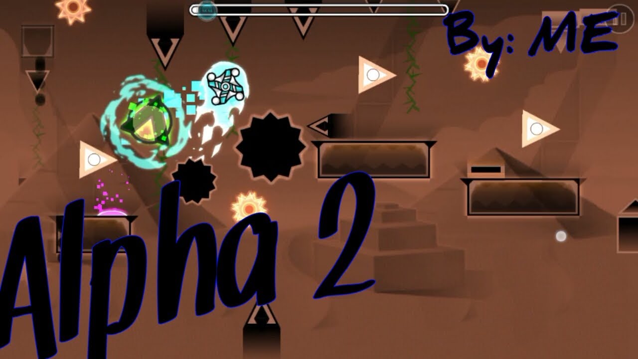 "AlphA 2" speed build [Read Desc.] | Geometry dash, building with Ghost ...