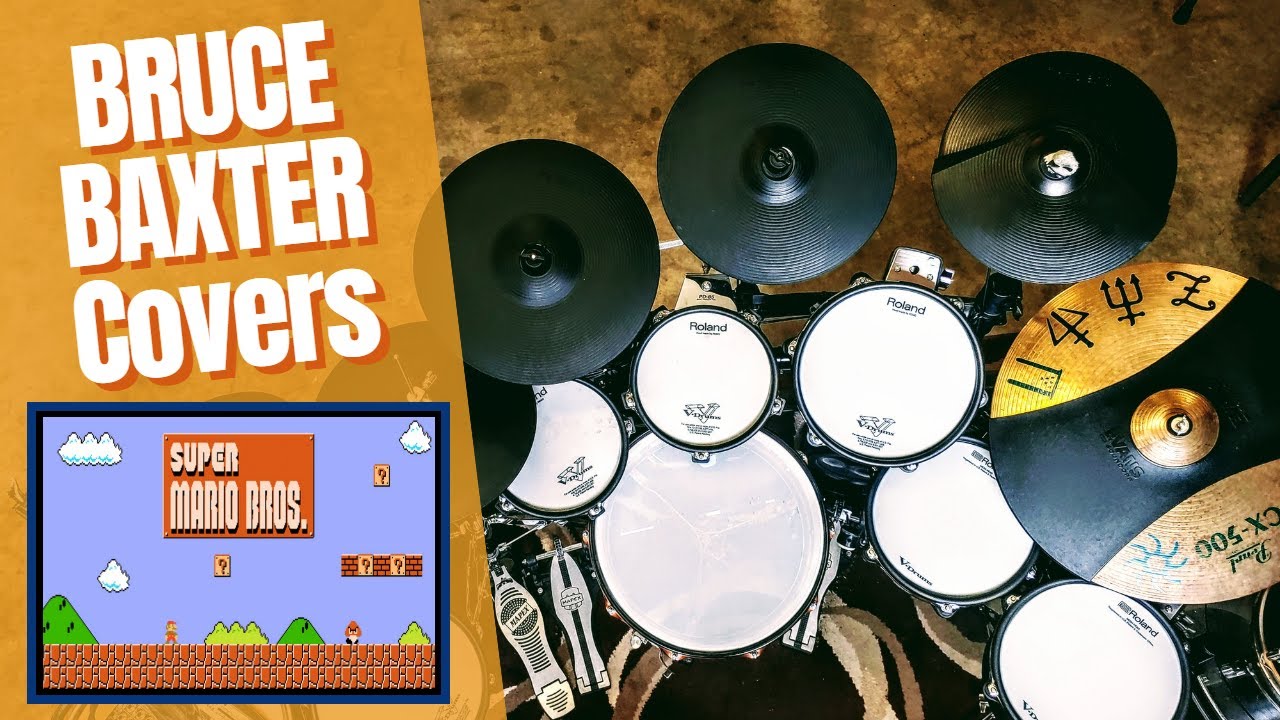 Super Mario Brothers - [Drum Cover #6] Quick! Join me on an adventure ...