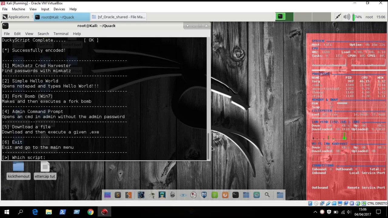 Cmd admin privileges with Rubber Ducky - YouTube