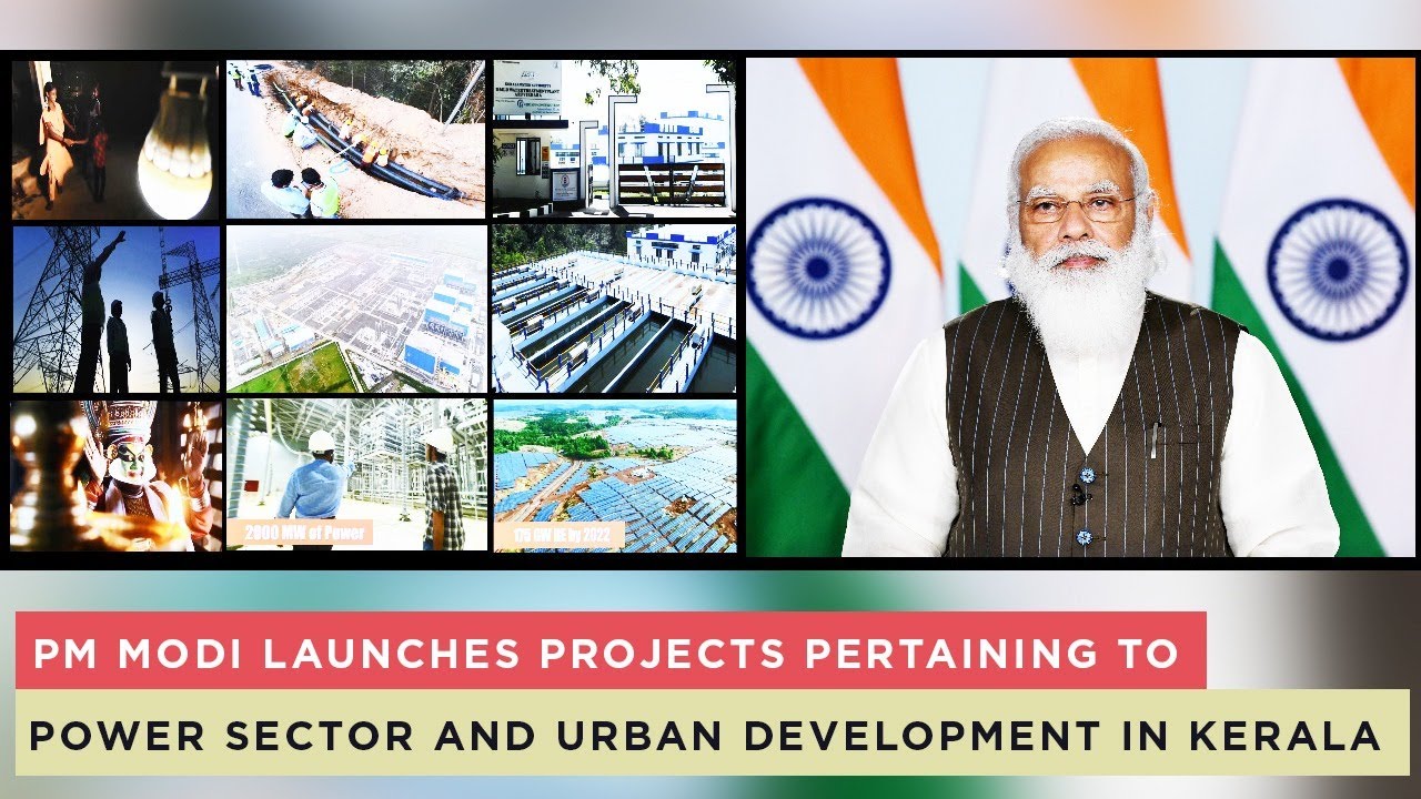 PM Modi launches projects pertaining to power sector and urban ...