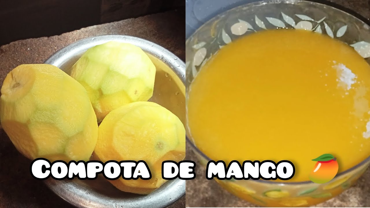 CÓMO HACER COMPOTA DE MANGO VERDE con solo 2 ingredientes #recetas # ...