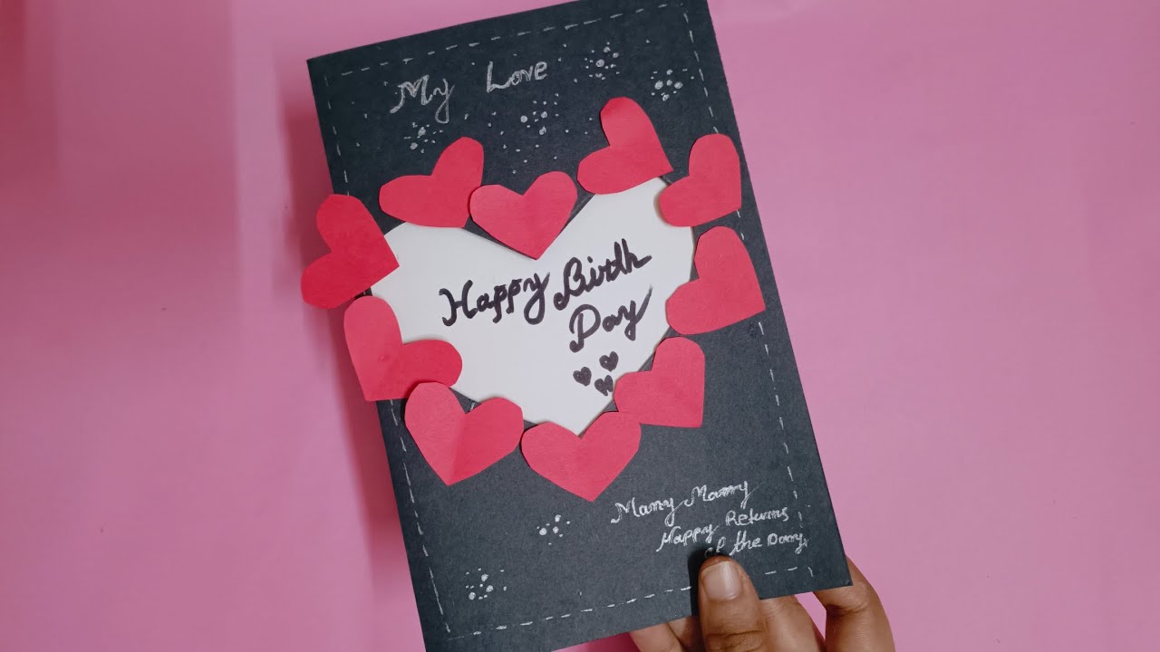 Birthday Card For Lover Very Easy To Craft YouTube Birthday Card For Lover Very Easy To Craft YouTube
