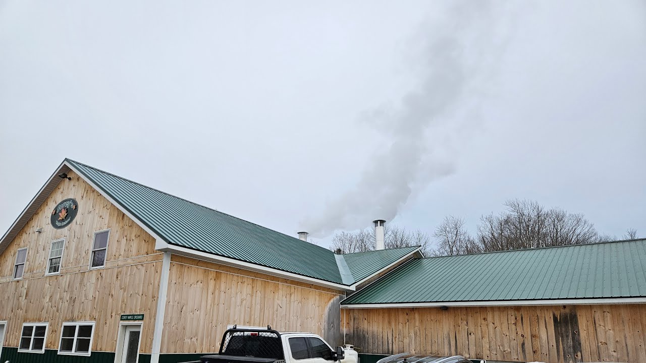 Bissell Maple Farm is live! 2 MES Steam Rigs - 800GPH - YouTube