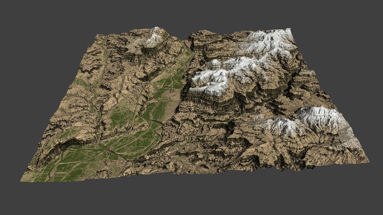 TerreSculptor BASICS: Terrain Colormap Material - YouTube