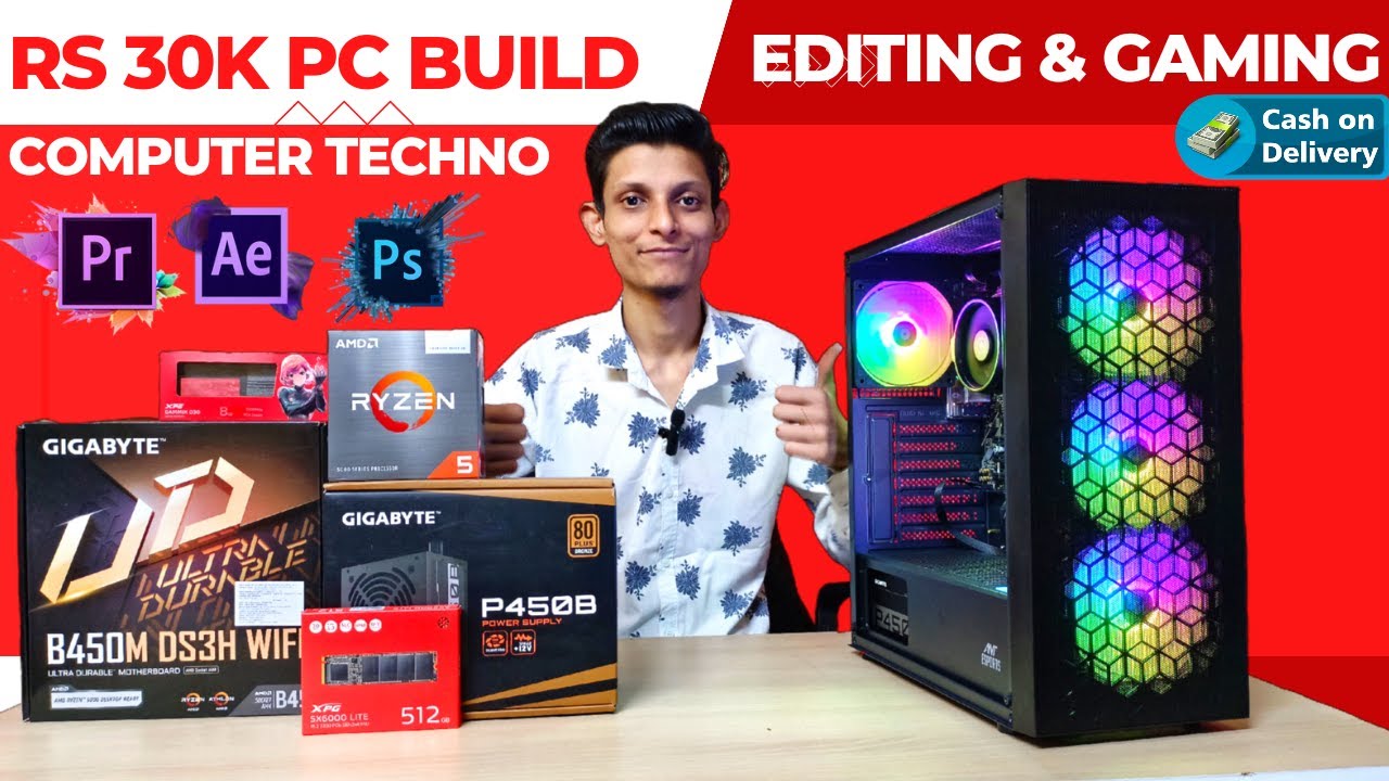 Rs 30k Budget Gaming & Editing Pc Build 😍😱 | Ryzen 5 (5600G) | Rs 30000 ...