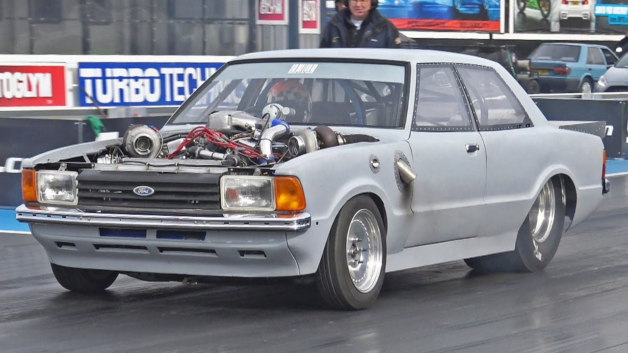 Ford Cortina Drag Racing Compilation - YouTube