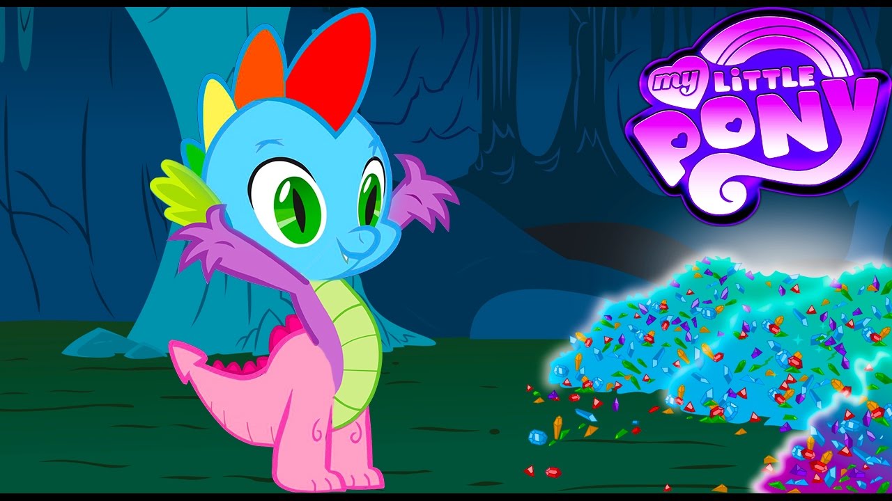 My Little Pony Color Swap Transform Spike Jewels Mane 6 Colors - MLP ...