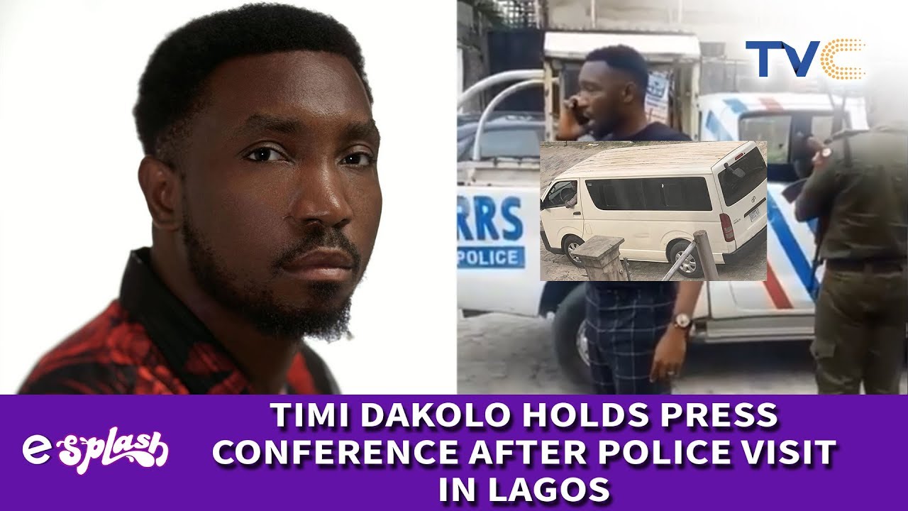 Timi Dakolo Cries Out In Press Conference After Police Officers Storm ...