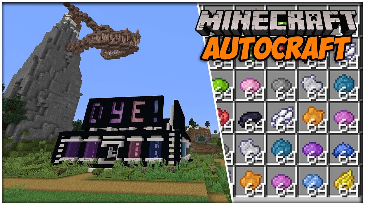 AutoCraft 2: Modern Dye Shop (Minecraft 1.17 Survival) - YouTube
