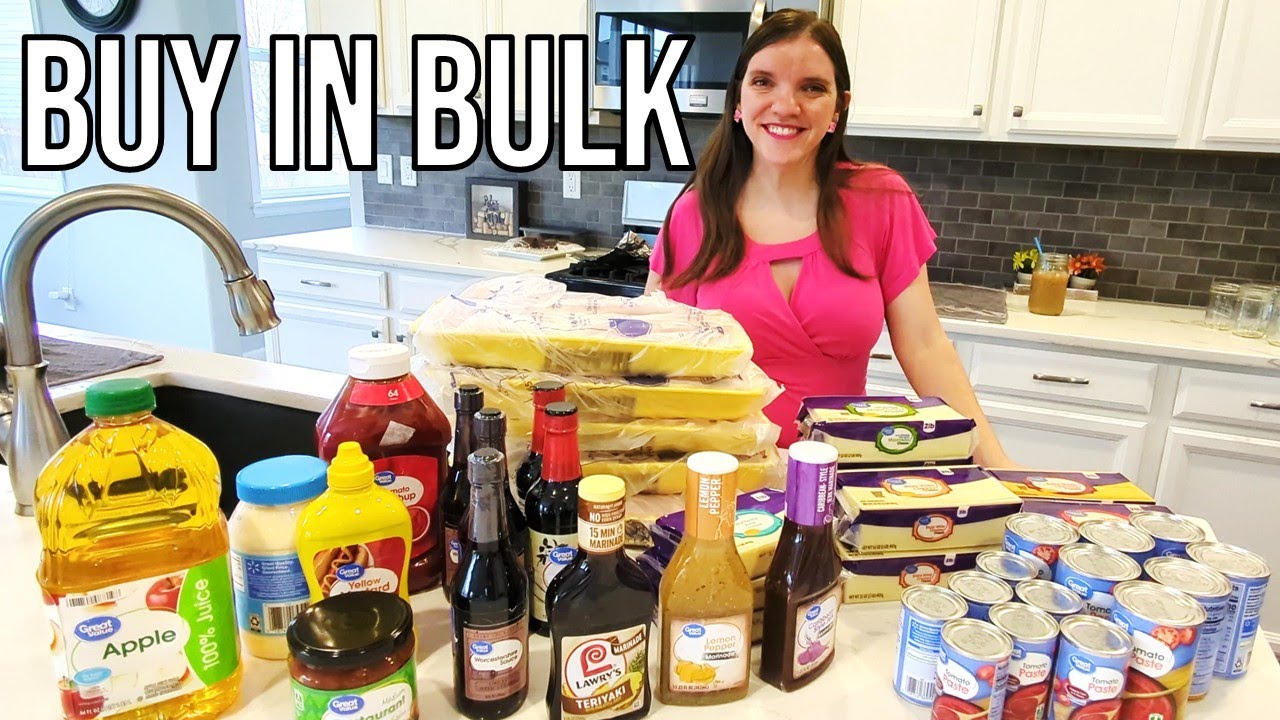 Walmart Bulk Grocery Haul | Smart Stock-Up - YouTube