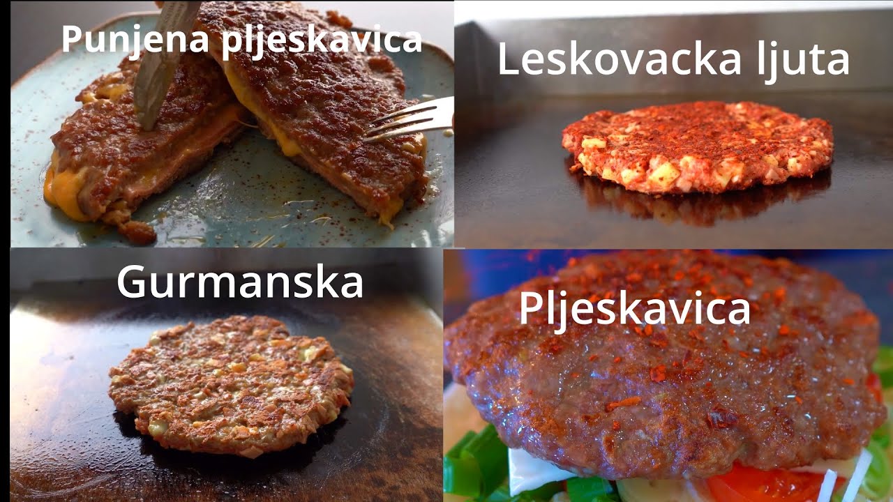 Pljeskavica punjena gurmanska ljuta normalna sve sto ste ikad trebali ...