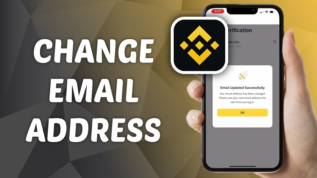 How to Change Email Address on Binance - YouTube