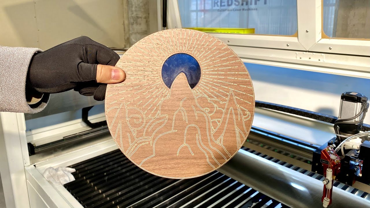 How to Make Wood Acrylic Splicing Crafts with a CO2 Laser Engraving ...