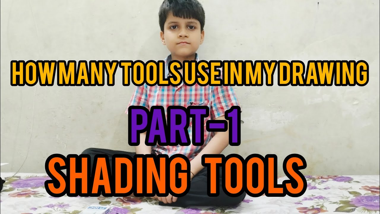 How many tools use in my drawing Part-1 Shading tools - YouTube